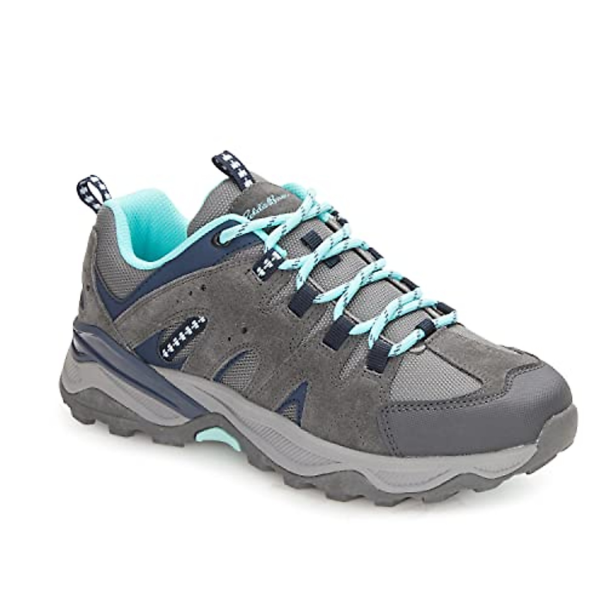 Eddie Bauer Roseburg Low Women's Hiking Shoes | Water Resistant Lightweight Mountain Hiking Shoes for Women | Ladies All Weather Outdoor Ankle Height Hiker Grey