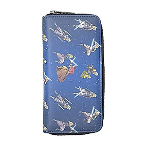 Loungefly Disney Star Wars Ahsoka Tano and Grogu The Mandalorian Allover Print Zip Around Wallet