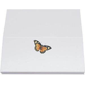 Monarch Butterfly Place Cards, Set of 25, Pre-cut and Scored - Wedding, Party, Dinner, and Special Events - Made in the USA