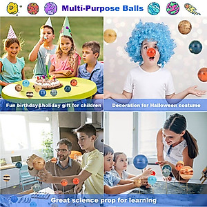 11 Piece Solar System Balls for Kids and Adult, Balls with Mesh Carry Bag, Educational Planets