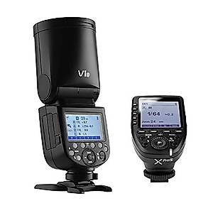 Godox V1S Professional Camera Flash Speedlite Fresnel Zoom Compatible with Sony a7R a58 a99 ILCE6000L a7RIII a7R3 a9 a77II a77 a350 Cameras for Photography + Godox XproS TTL Wireless Flash Trigger Tra