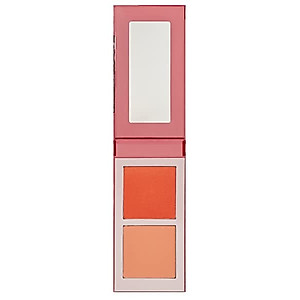 Juvia's Place Blushed Duo Blush Volume6 - Radiant Shimmer Makeup Two Tone Pigmented Buildable Pressed Mineral Powder - Rosy Natural Cheeks Face Glow Highlight Matte Fresh Finish for All Skin Color