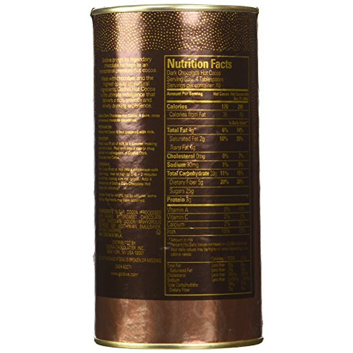 GODIVA Chocolatier Hot Cocoa (Set of 3)13.1 OZ