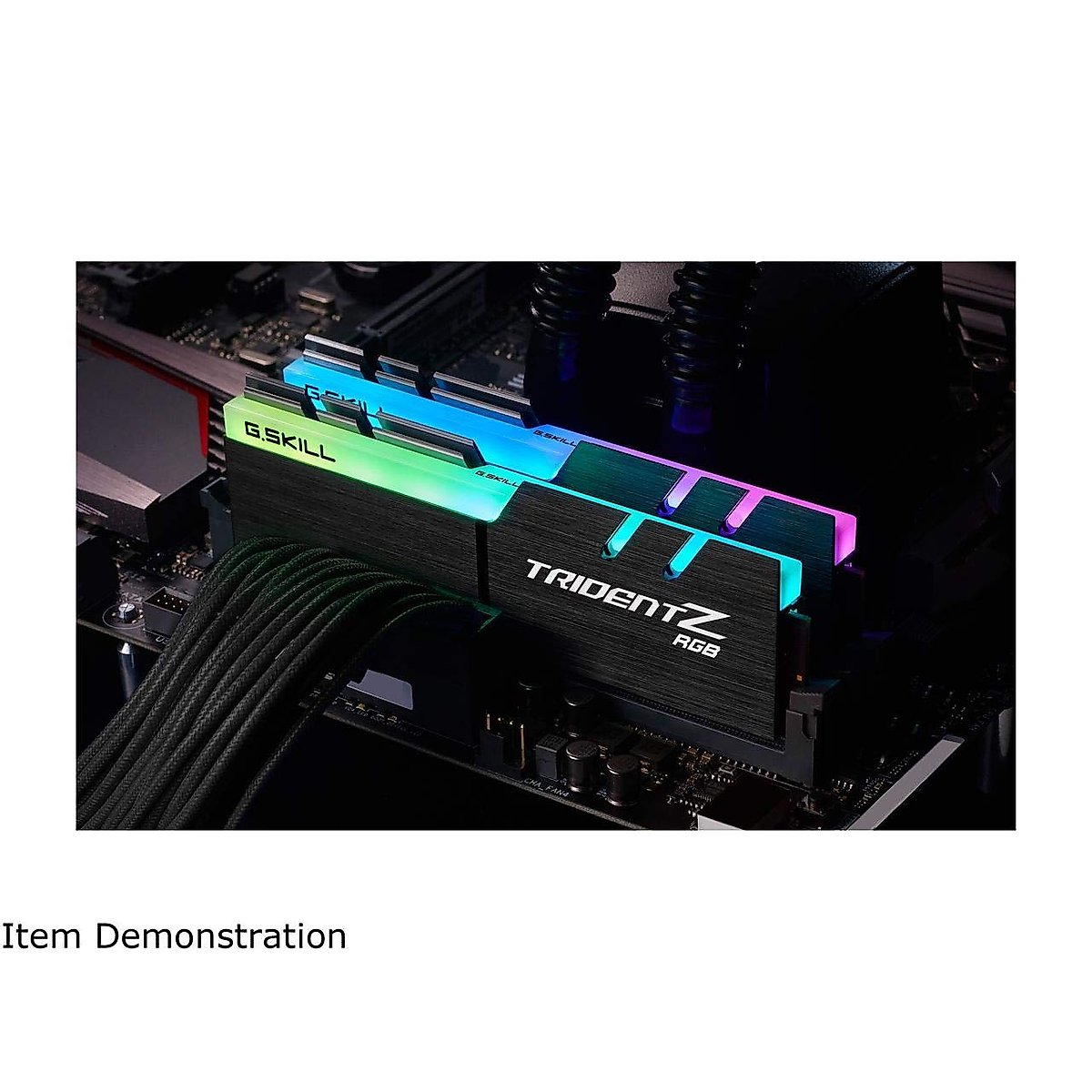 G.SKILL Trident Z RGB Series (Intel XMP) DDR4 RAM 64GB (2x32GB) 3200MT/s CL16-18-18-38 1.35V Desktop Computer Memory UDIMM (F4-3200C16D-64GTZR)