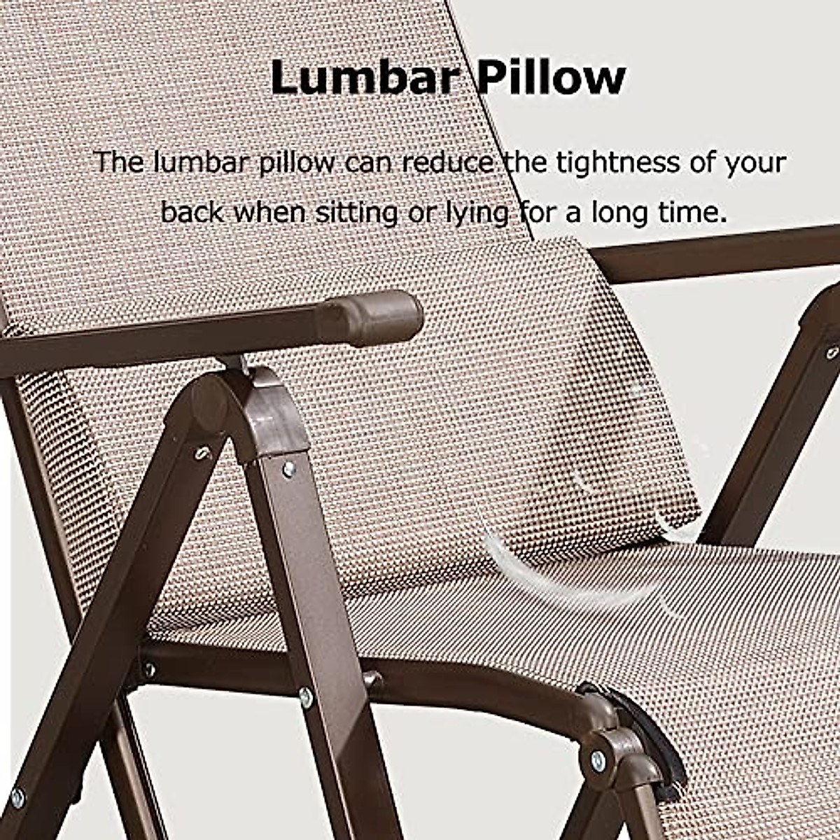 PURPLE LEAF Outdoor Zero Gravity Lounge Chair Patio Wicker Rattan Recliner Chairs Beach Pool Lawn Camping Indoor Office Deck Lounger Chair for Outside Folding Reclining Chair, Coffee