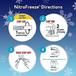 Compound W NitroFreeze + GelPads, Wart Removal, 1 Pen, 8 Replaceable Tips & 3 Waterproof Hydrocolloid GelPads