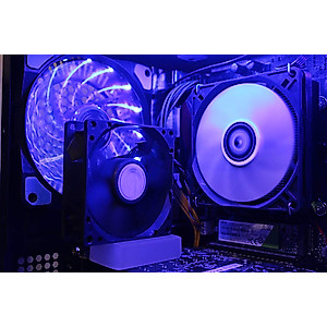 2Pcs 12V 3.14in 0.98in Fan 80mm x 80mm x 25mm Fan DC 12V 8025 Brushless Cooling Fan 80mm 25mm for Cooling PC Computer Case CPU Coolers Radiators 2pin