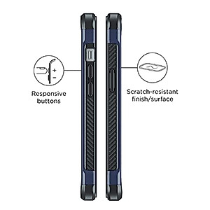 YOVIAKK for iPhone 13 Mini 5.4 Inch Camo Case Military Grade Armor Hybrid Phone Case [Camouflage Design] Heavy Duty Tough Rugged Case for Boys Men, Blue