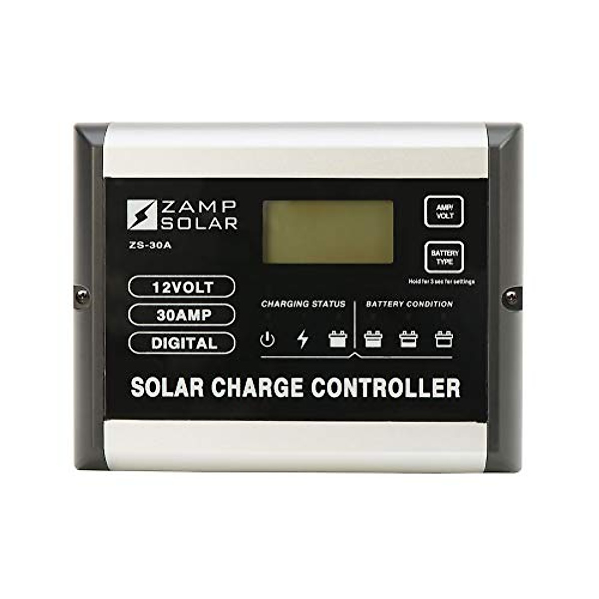Zamp Solar 30-Amp Solar Charge Controller, Monitor, Regulate and Protect your Batteries