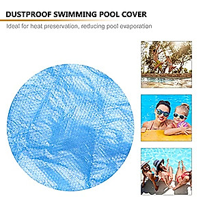 YARNOW Cloth Drain Cover 2 pcs Salu/for Inch Ground in Inflation Protector Anti- Tub Bathtub Garden Film Message Living Folding Proof Spa Blue Pools Tarp Swim Size Bathtub/Outdoor Winter Outdoor