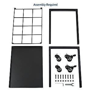 Blueprint Roll File Holder Storage - 12 Slots Rack Cart