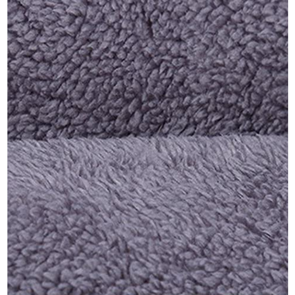 Soft Plush Dog Bed Cat Bed, Waterproof Oxford Dog Basket Bed for Puppy Small Medium Large Dog Cat, Anti-Slip Machine Washable Warm Square Pet Bed,60x45x14cm,Black