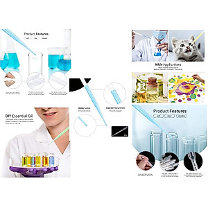 Pack of 100 3ml Plastic Transfer Pipettes Eye Dropper,Essential Oils Pipettes Dropper Makeup Tool