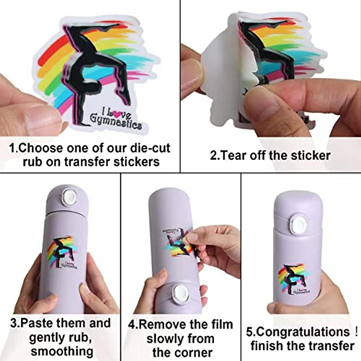 50 PCS Stoner Psychedelic Rub on Transfers Stickers,Cool Trippy Transfer Stickers for Crafts,Furnitures,Water Bottle,Helmet,Party Decorations,Gifts for Kids,Teens,Adults