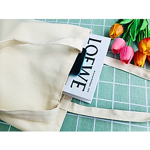 Reusable Grocery Shopping Bags Cute Canvas Tote Bag Aesthetic Floral Botanical Tote Bag for Women Shopping