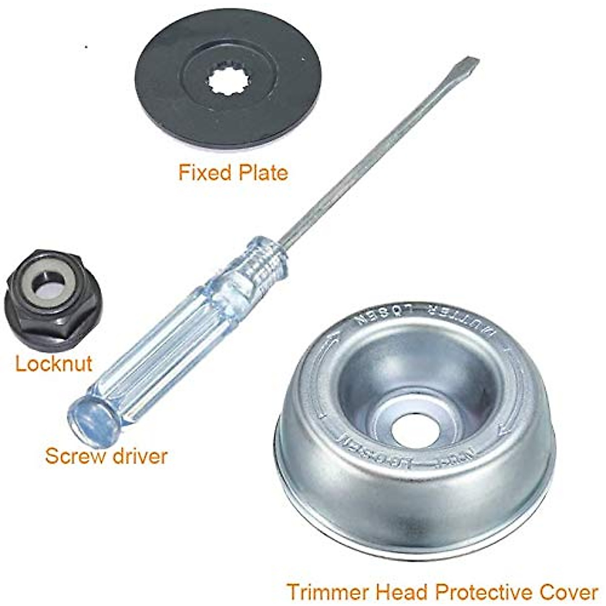 Diagtree 4Pcs Gardening Machine Lawnmower Blade Adapter Attachment Maintenance Washer Kit Replacement for STIHL String Trimmers Brush Cutter