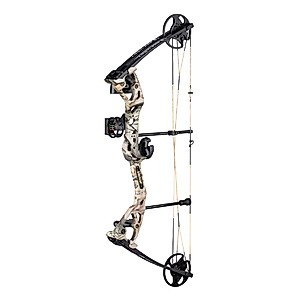 Bear Archery Limitless Dual Cam Compound Bow - includes Quiver, Sight and Rest, God's Country