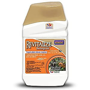 Bonide Revitalize Biofungicide, 16 oz Concentrate Disease Control for Organic Gardening, Controls Blight & Mold
