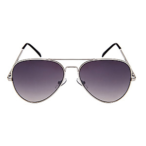 Edge I-Wear 12 Pack Aviators Bulk Sunglass Men Pilot Spring Hinge Wholesale Sunglasses (N25095AS-AP)