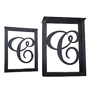 Metal Table Legs, Rectangular Monogram Style - Any Size and Color