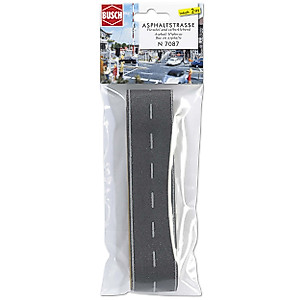 Busch 7087 Flex Rdwy Asphalt 40mmx2m N Scale Scenery Kit
