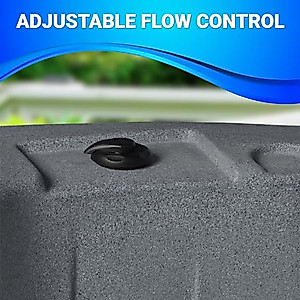 AquaLife Outback™ 5-6 Person 20-Jet Non-Lounger Hot Tub with LED Lighting and Insulated Cover