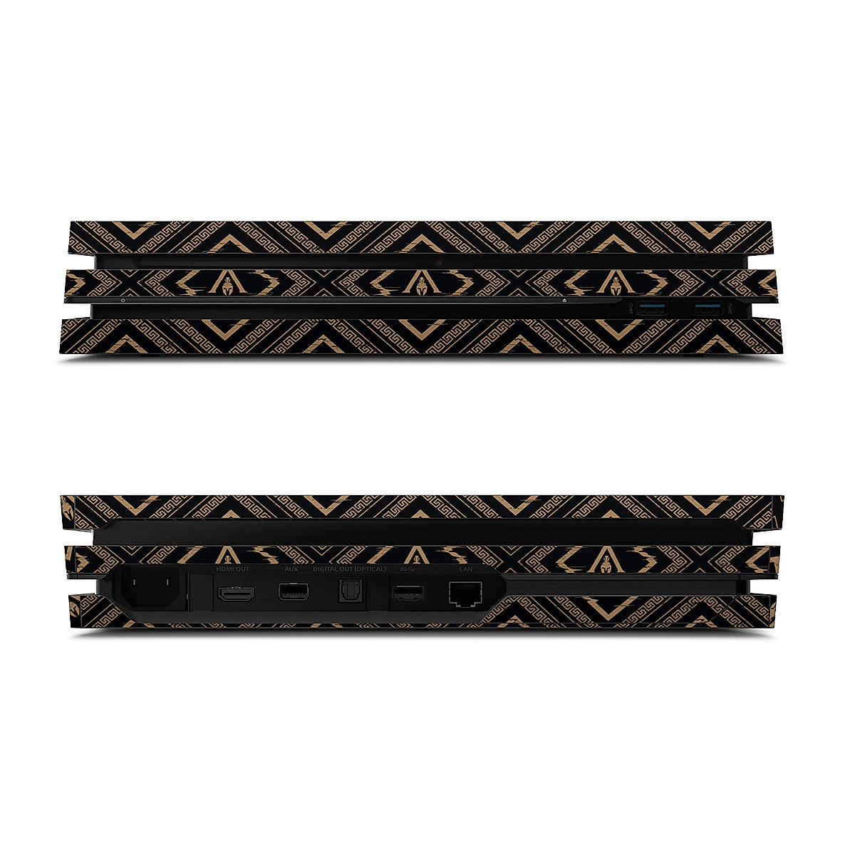 Head Case Designs Officially Licensed Assassin's Creed Crest & Broken Spear Odyssey Artwork Vinyl Sticker Gaming Skin Decal Cover Compatible With Sony PlayStation 4 PS4 Pro Console