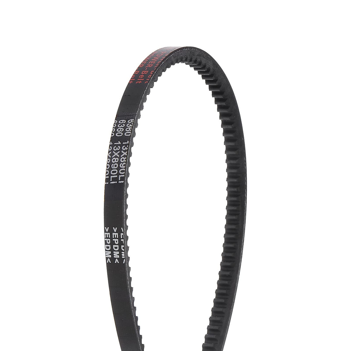 HARFINGTON 13x890 Cogged V-Belts AX Section Drive Raw Edge Belt 890mm Inner Girth 13mm Width 9mm Thickness EPDM for Power Transmission