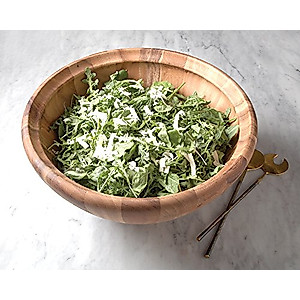 Ironwood Gourmet Salinas Extra Large Fruit and Salad Bowl, Acacia Wood