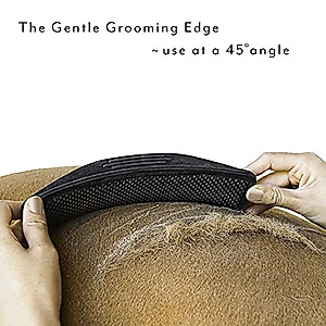 StripHair Gentle Groomer - Original for Horses Dogs 6-in-1 Shedding Grooming Massage