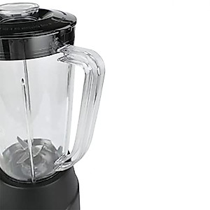 Mainstays 6-Speed Blender, Black, Features 1.5L capacity jar and 350W motor