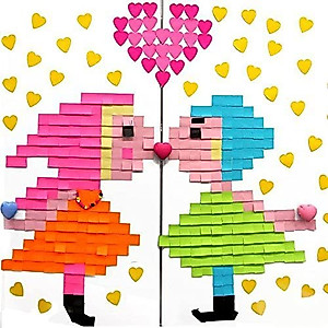 Post-it Notes, 3 in x 5 in, 5 Pads, America's #1 Favorite Sticky Notes, Cape Town Collection, Bright Colors (Magenta, Pink, Blue, Green), Clean Removal, Recyclable (635-5AN)