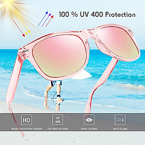 Pibupibu 20 Pack Neon Party Sunglasses Bulk, Wholesale Retro 80s Clear Colorful Mirrrored Lens Sunglasses Party Favors