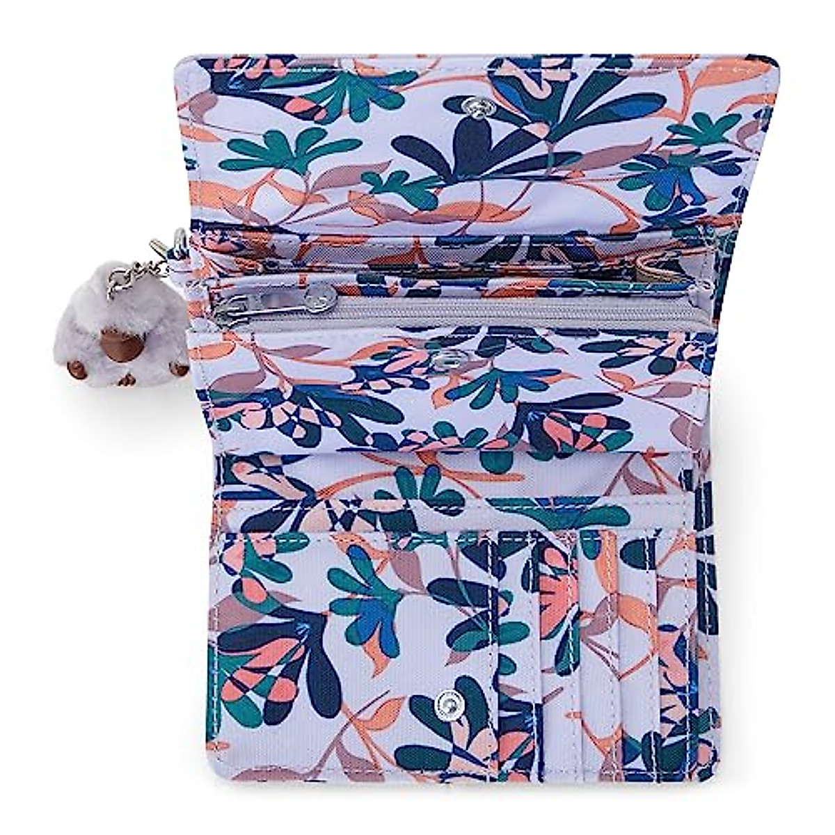 Kipling Pixi Medium Printed Organizer Wallet Dramatic Blooms