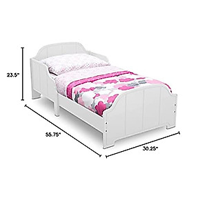 Delta Children MySize Toddler Bed with Bell-Shaped Headboard