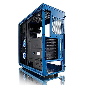 Fractal Design FD-CA-FOCUS-BU-W Focus G ATX Mid Tower Computer Case Petrol Blue