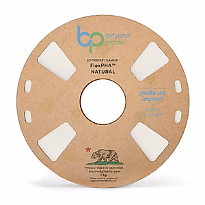 Beyond Plastic PHA 3D Printer Filament, FlexPHA™ Natural 1 kg