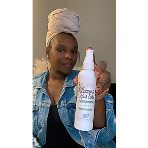 Rastta Locs Rosewater and Mint Conditioning Loc and Body Refreshing Spray for Type 4 hair, Braids, Organic, Vegan Hair Moisturizer, Dreadlock Spray with Aloe. - Tropical Mint Fragrance - 4oz