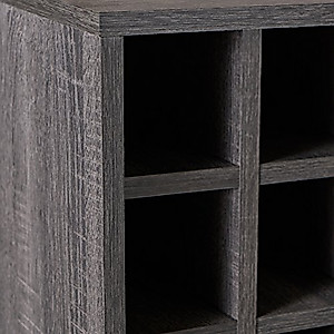 Christopher Knight Home Ridgecrest Mid-Century Modern Danish Styling Faux Wood Wine and Bar Cabinet, Sonoma Grey Oak