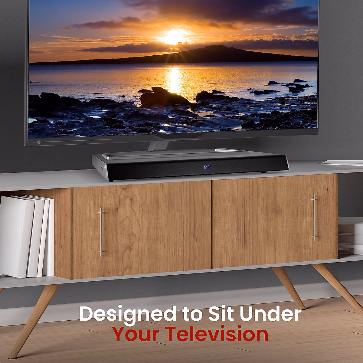 Pyle PSBV630HDBT Home Theater Speakers, TV Sound Bar Sound Base Bluetooth Wireless Speaker