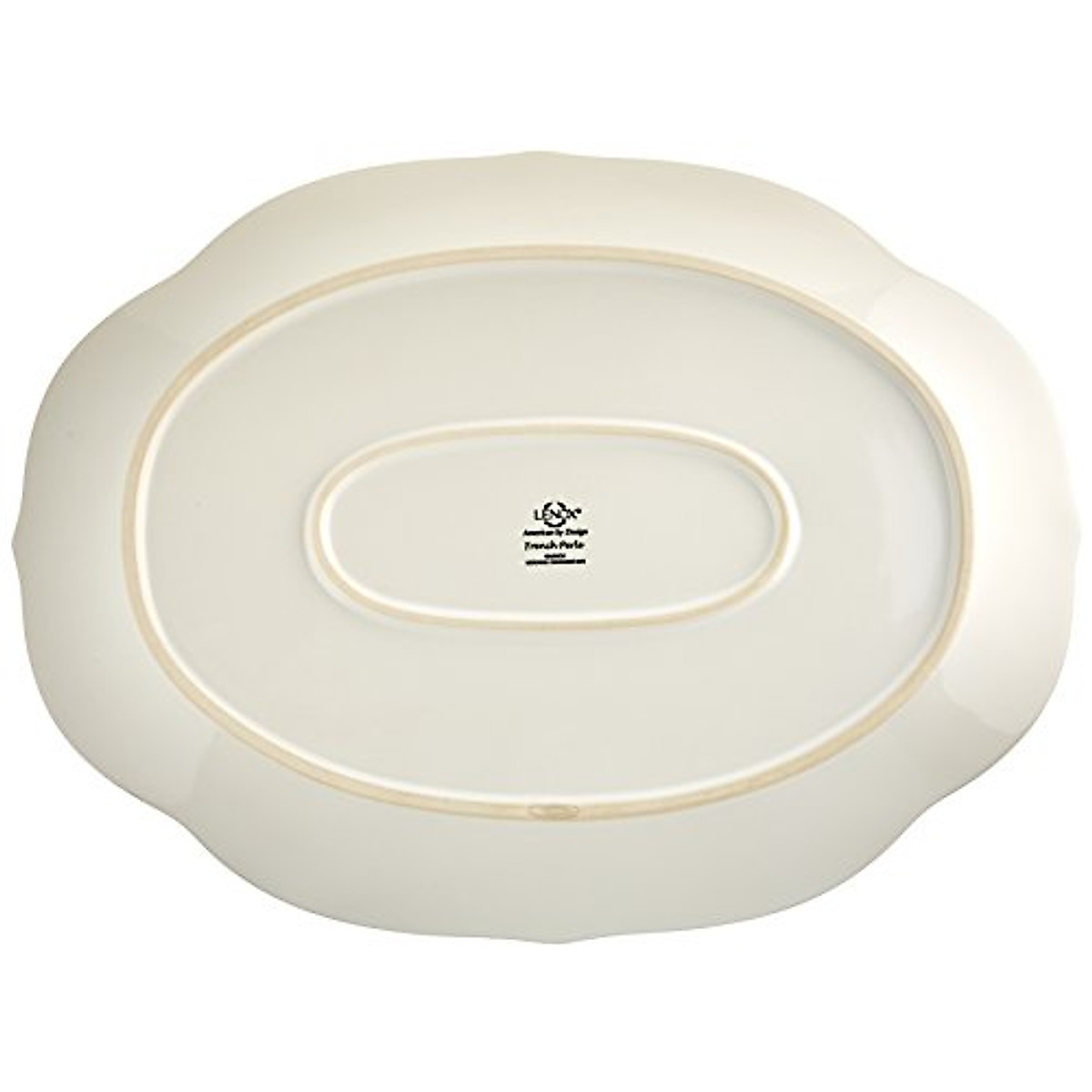 Lenox French Perle Oval Platter, White -