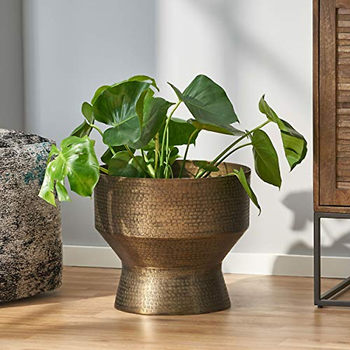 Christopher Knight Home Fairborn PLANTERS, Aged Brass