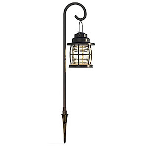Malibu Harbor Collection LED Pathway Light LED Low Voltage Landscape Lighting, Hanging Pathway Lights Dual Use Shepherd Hook Lights for Driveway, Yard, Lawn, Pathway, Garden 8422-4110-01