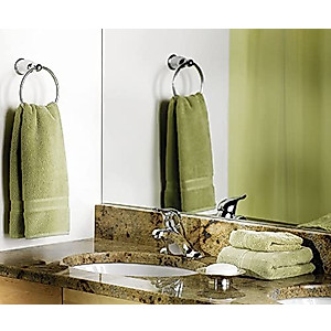 Moen Chateau Chrome One-Handle Low-Arc Centerset Bathroom Sink Faucet with Drain Assembly, L4621