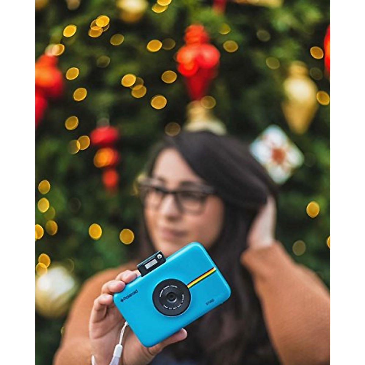Zink Polaroid Snap Touch Portable Instant Print Digital Camera with LCD Touchscreen Display (Blue)