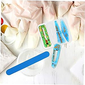 COHEALI 2pcs Hairpin Silicone Mold DIY Hair Clip Mold Resin Hair Clip Mold Resin Jewelry Mold De para Gelatinas Resin Tray Mold Resin Hair Clips Hairpin Casting Molds Girl