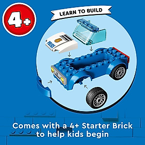 LEGO City Police Station Chase 60370, Playset with Car Toy and Motorbike, Breakout Jail, 4 Minifigures and Dog Figure, Toys for Kids 4 Plus Years Old