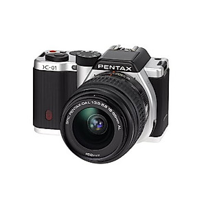 Pentax 15274 16 MP Mirrorless Body Design Camera with DA L 18-55mm and 50-200mm Lenses - Black