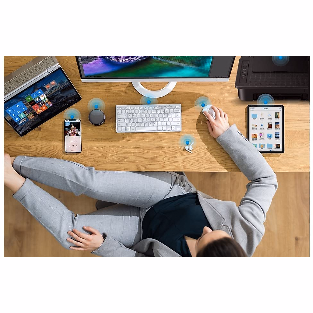 Sonnet Long-Range USB Bluetooth 4.0 Micro Adapter for macOS 10.12+ and Windows