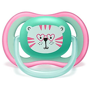 Philips Avent Ultra Air Pacifier, 18+ Months, Pink and Green, 4 Pack, SCF349/45